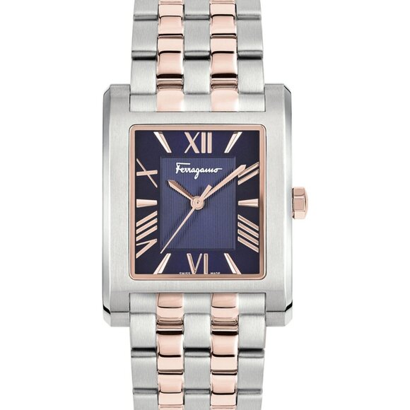 Salvatore Ferragamo | Accessories | Ferragamo Two Tone Mens 36mm Watch ...
